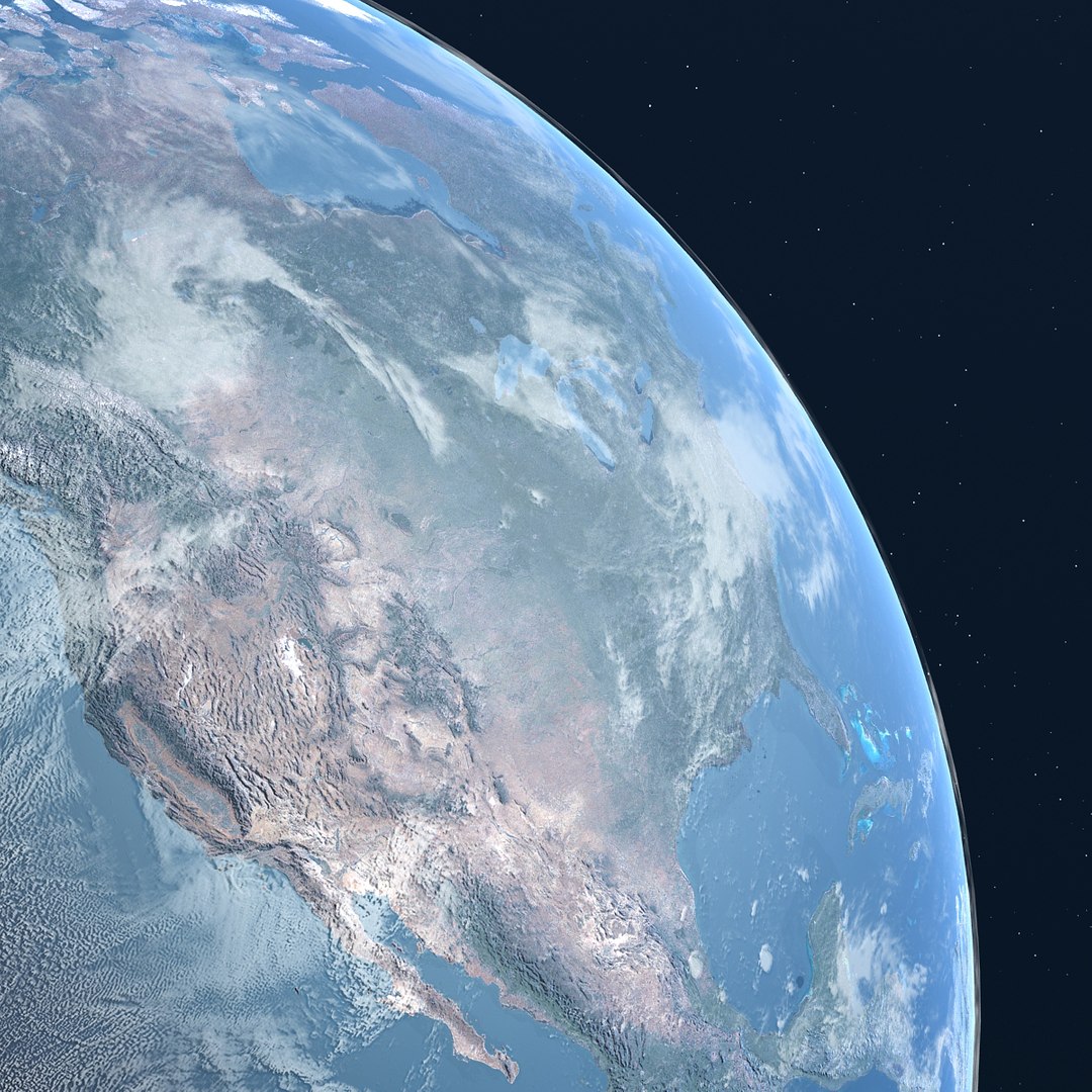 3d Earth 16k Nasa