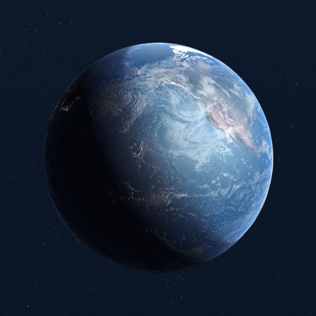 3d Earth 16k Nasa