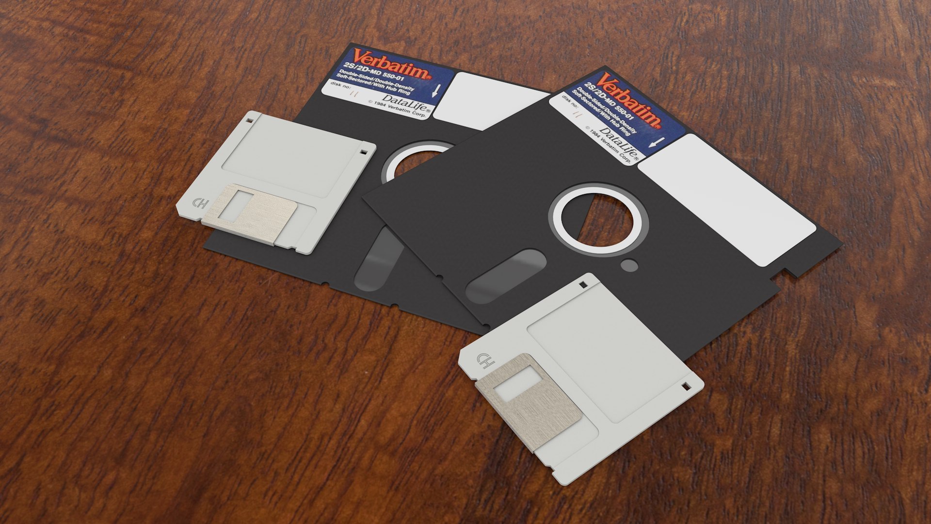 3d Floppy Disks