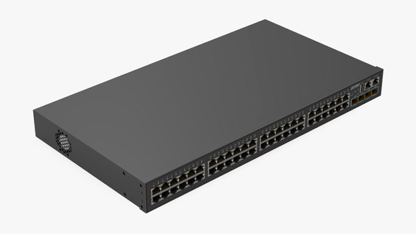 네트워크 스위치 플래닛 48 포트 3D 모델 - TurboSquid 2222427