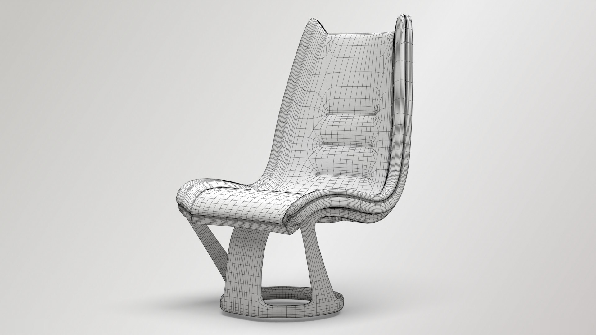 3D Model Futuristic High Tech Chair - TurboSquid 2199623
