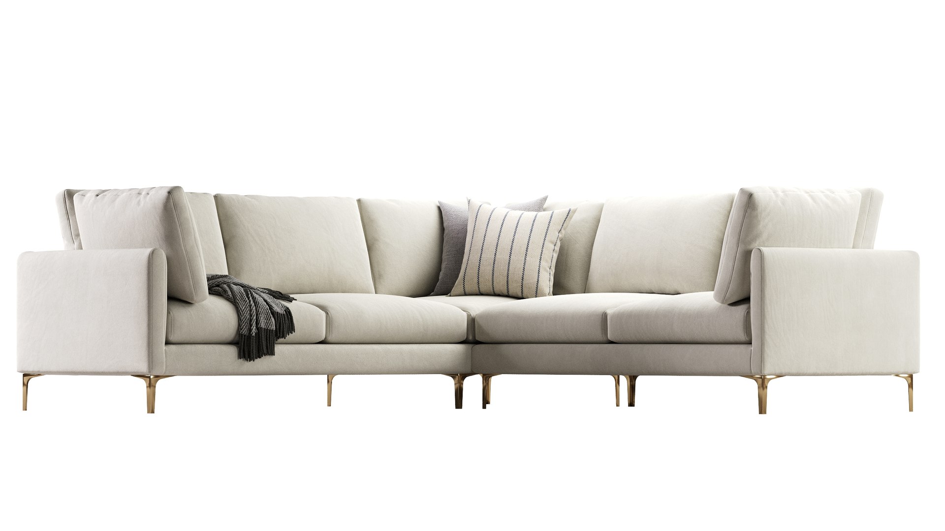 Adams Modular Sofa 3D model - TurboSquid 2100817