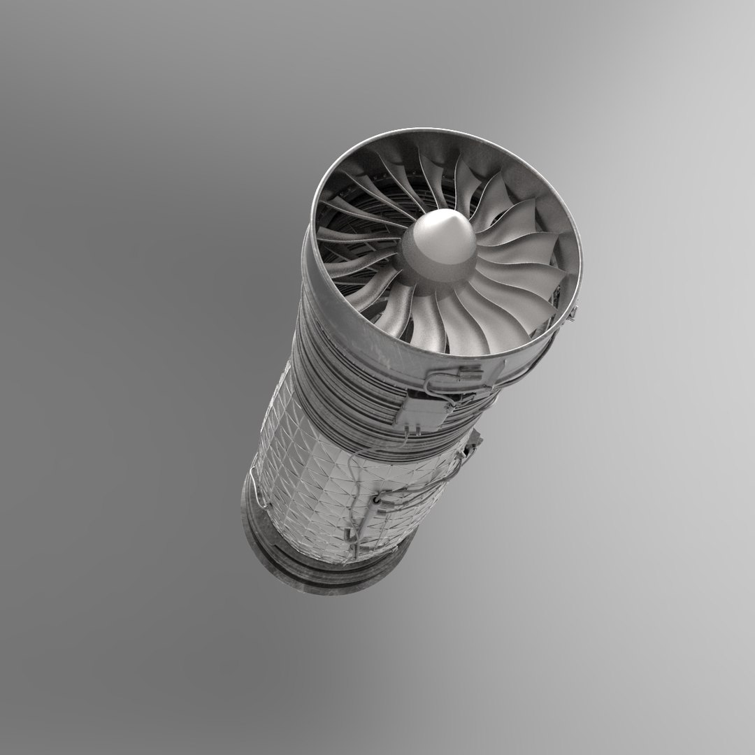 Engine Aircraft 3d Model