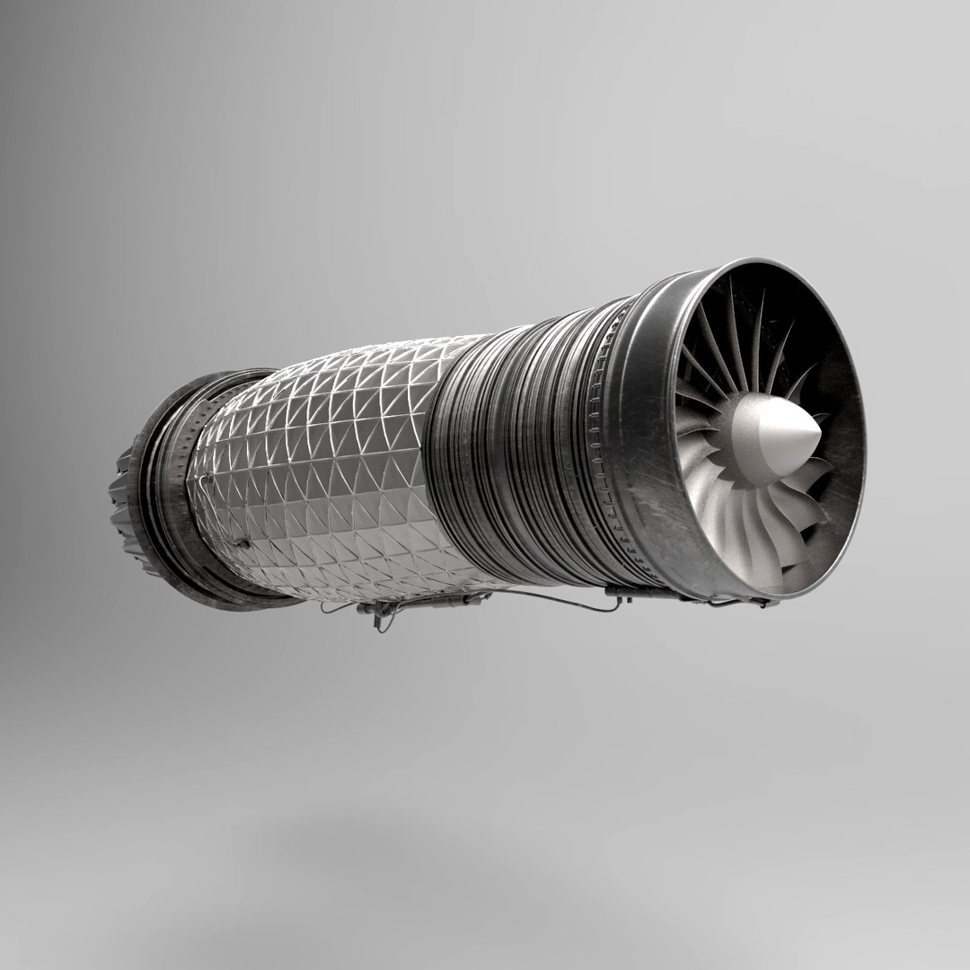 Engine Aircraft 3d Model