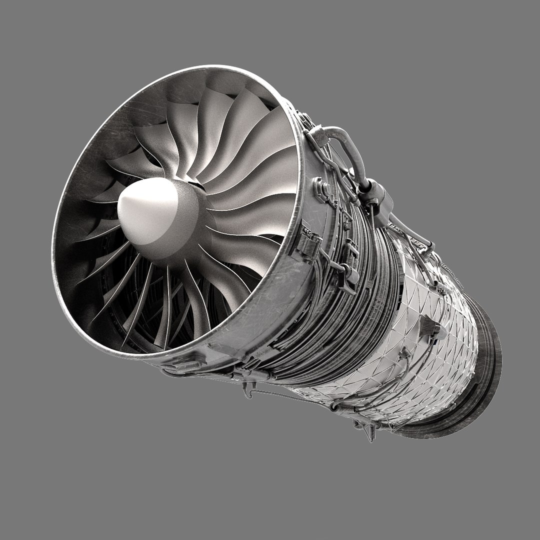 Engine Aircraft 3d Model
