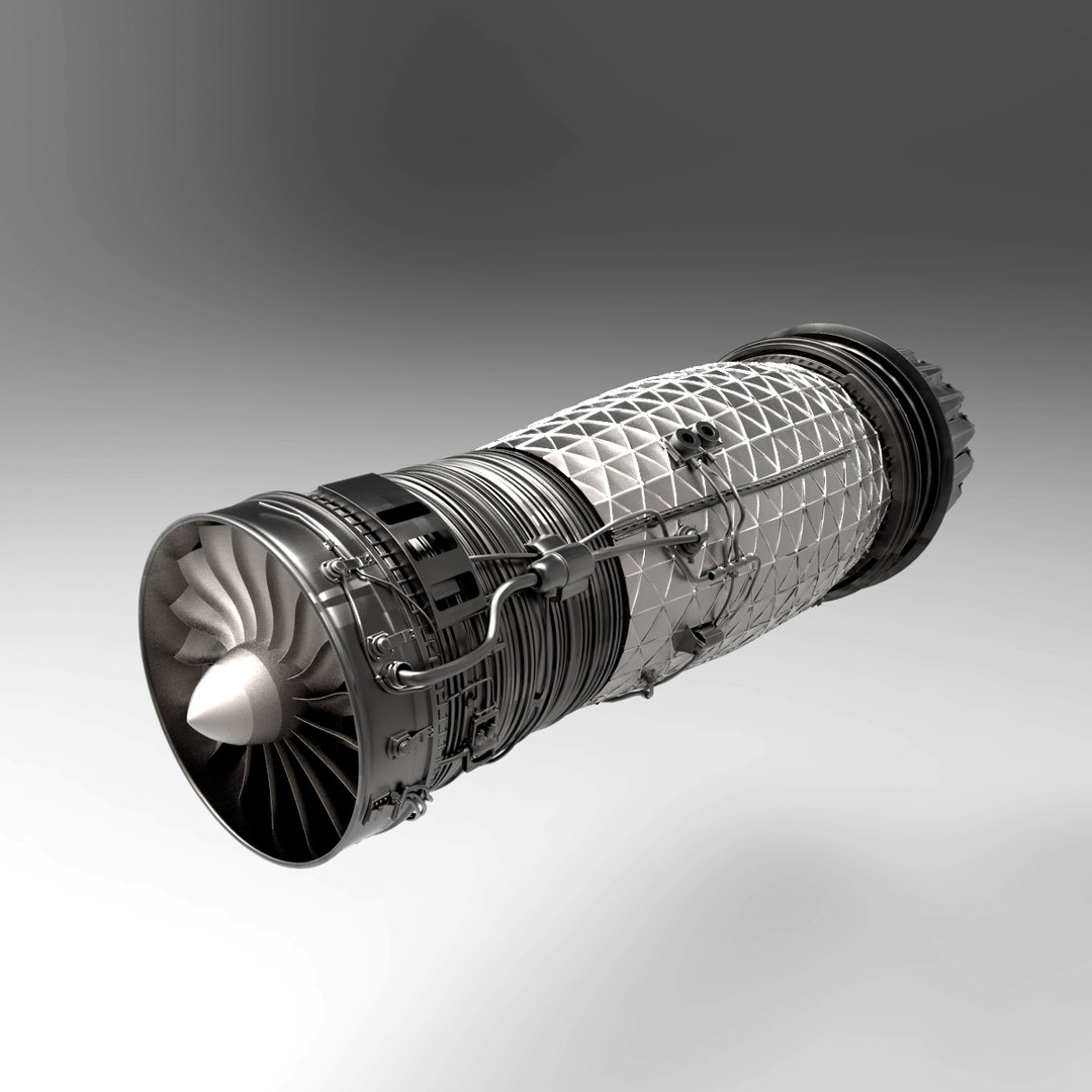 Engine Aircraft 3d Model