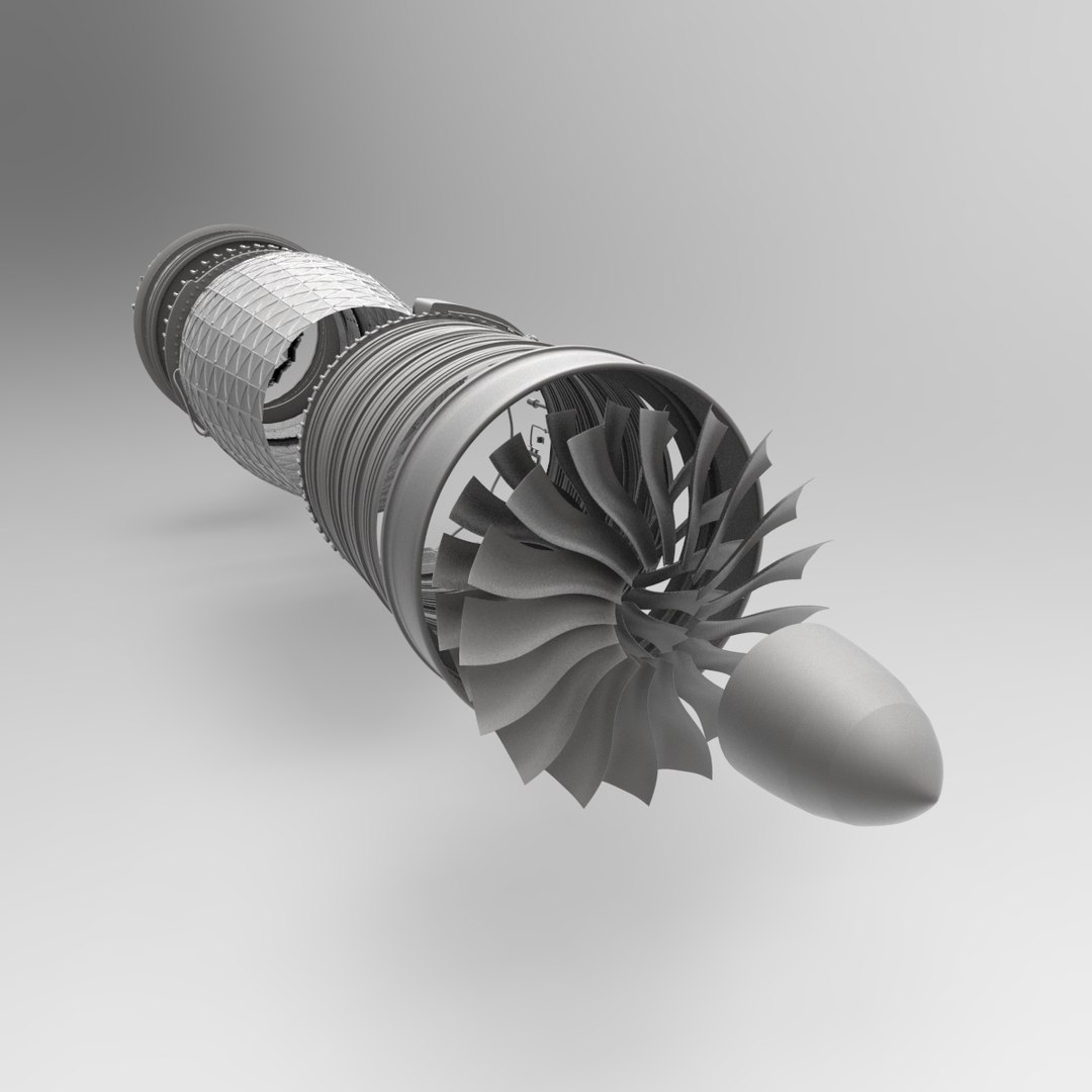 Engine Aircraft 3d Model