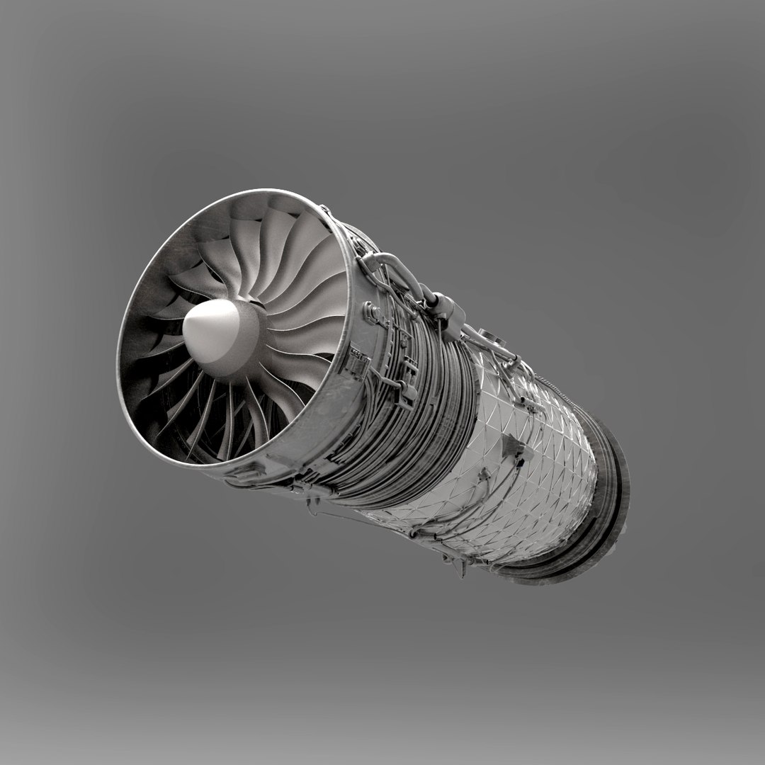 Engine Aircraft 3d Model