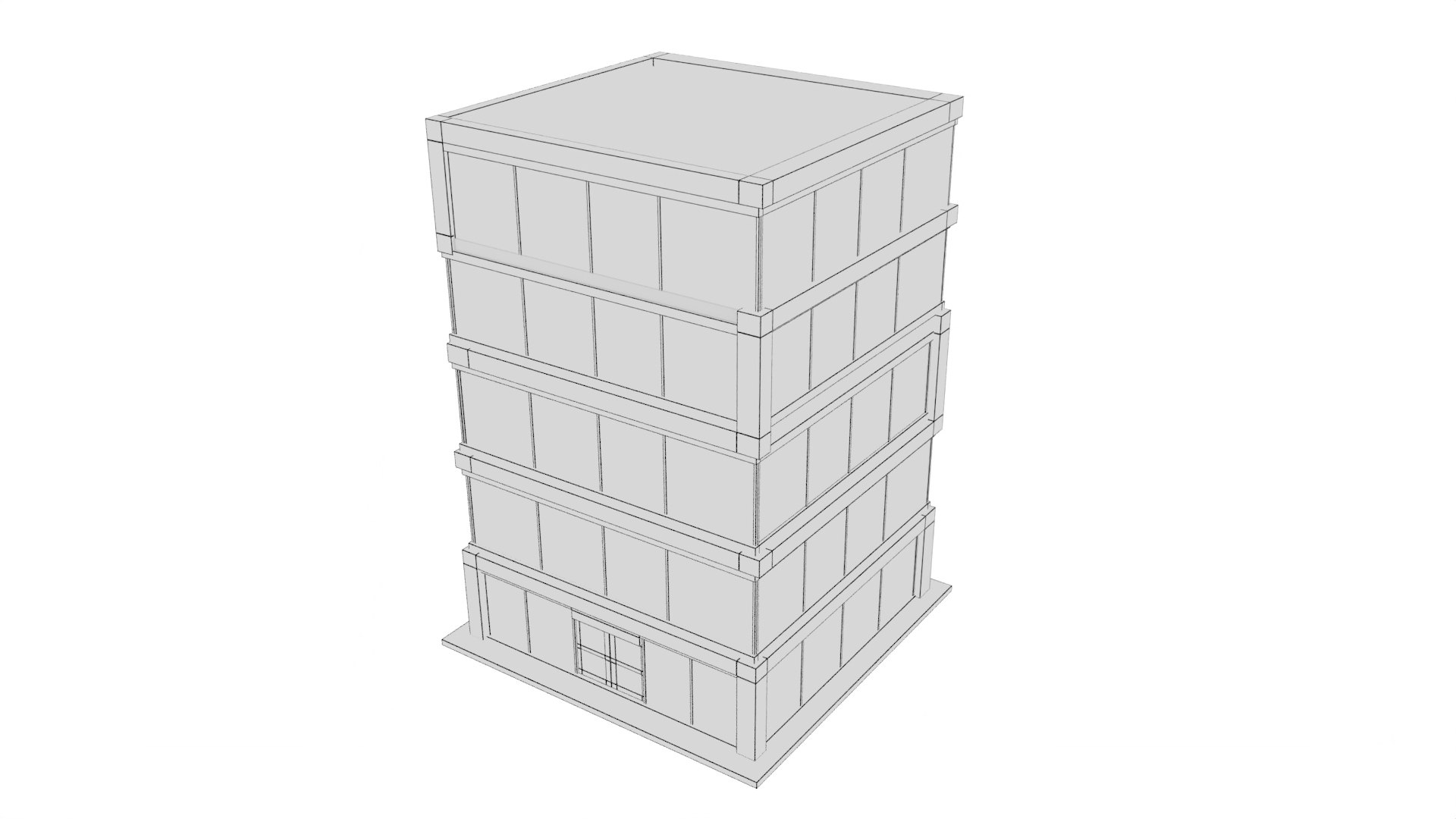 3D Model Modern City Building Interior And Exterior 3 - TurboSquid 2320222