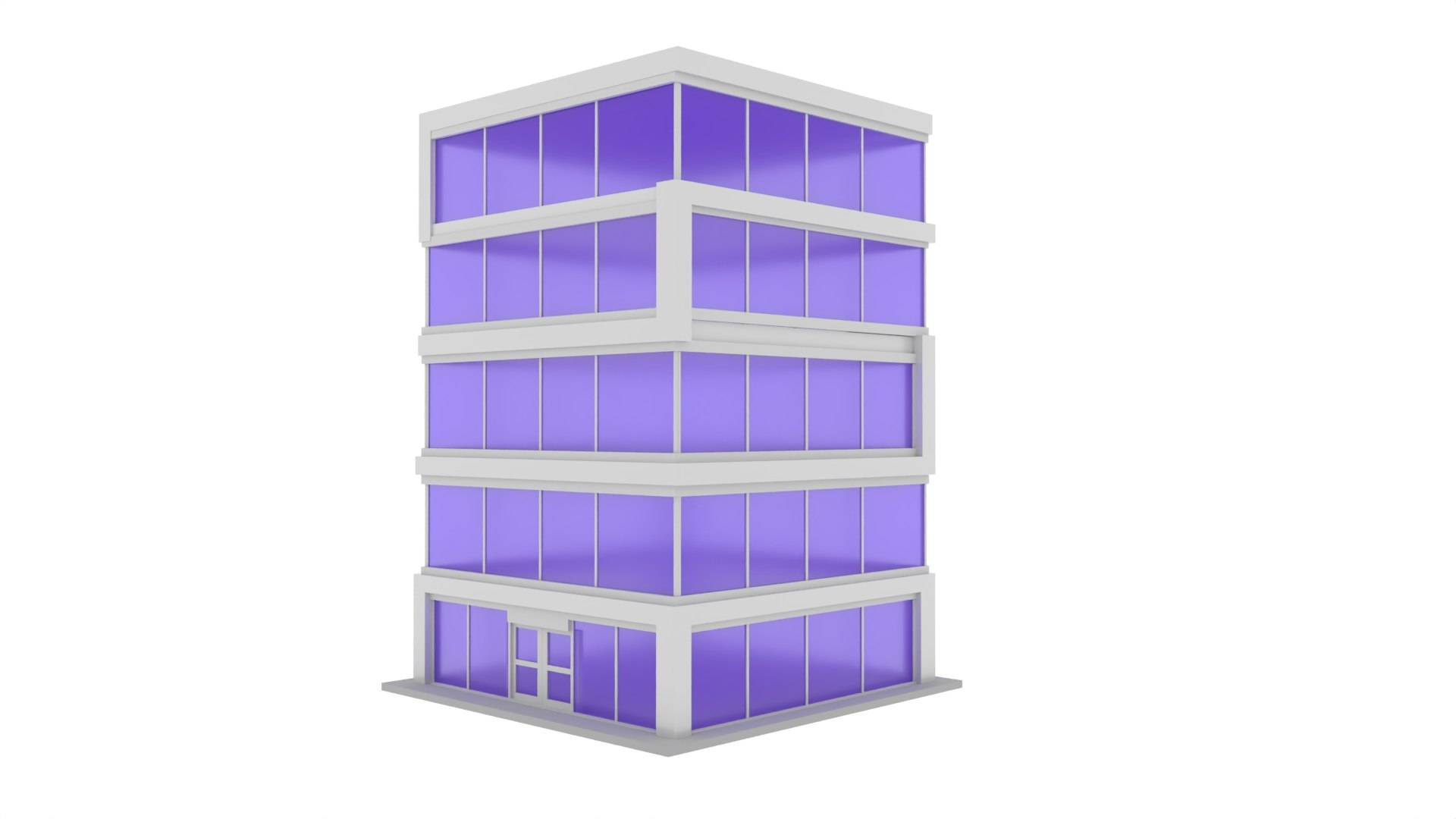 3D Model Modern City Building Interior And Exterior 3 - TurboSquid 2320222