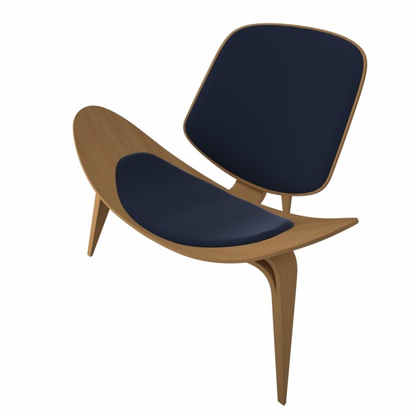shell chair 3d model