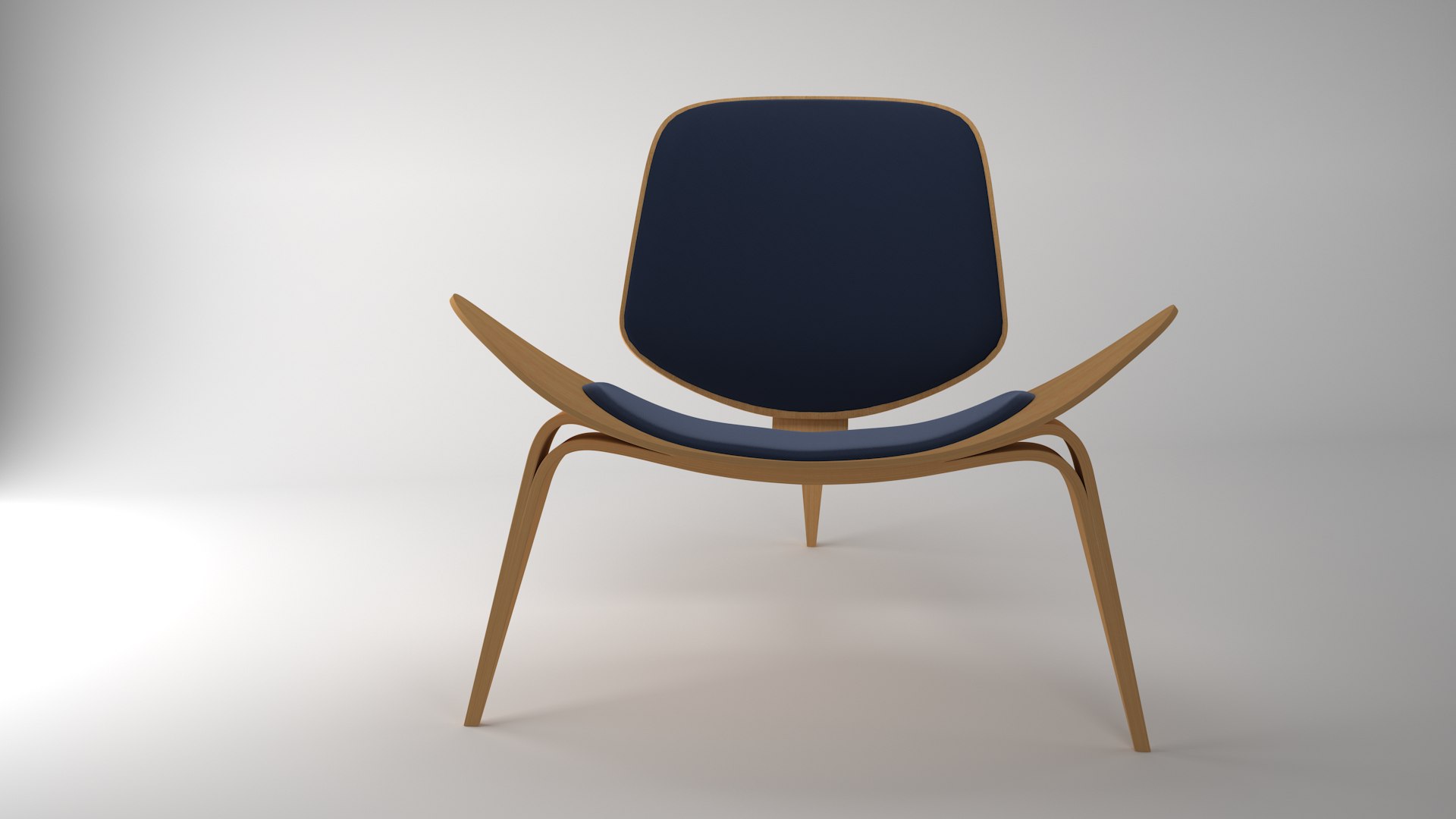 Shell Chair 3d Model