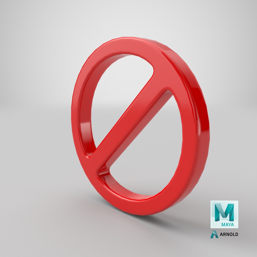 3D No Symbol Model - TurboSquid 1937440
