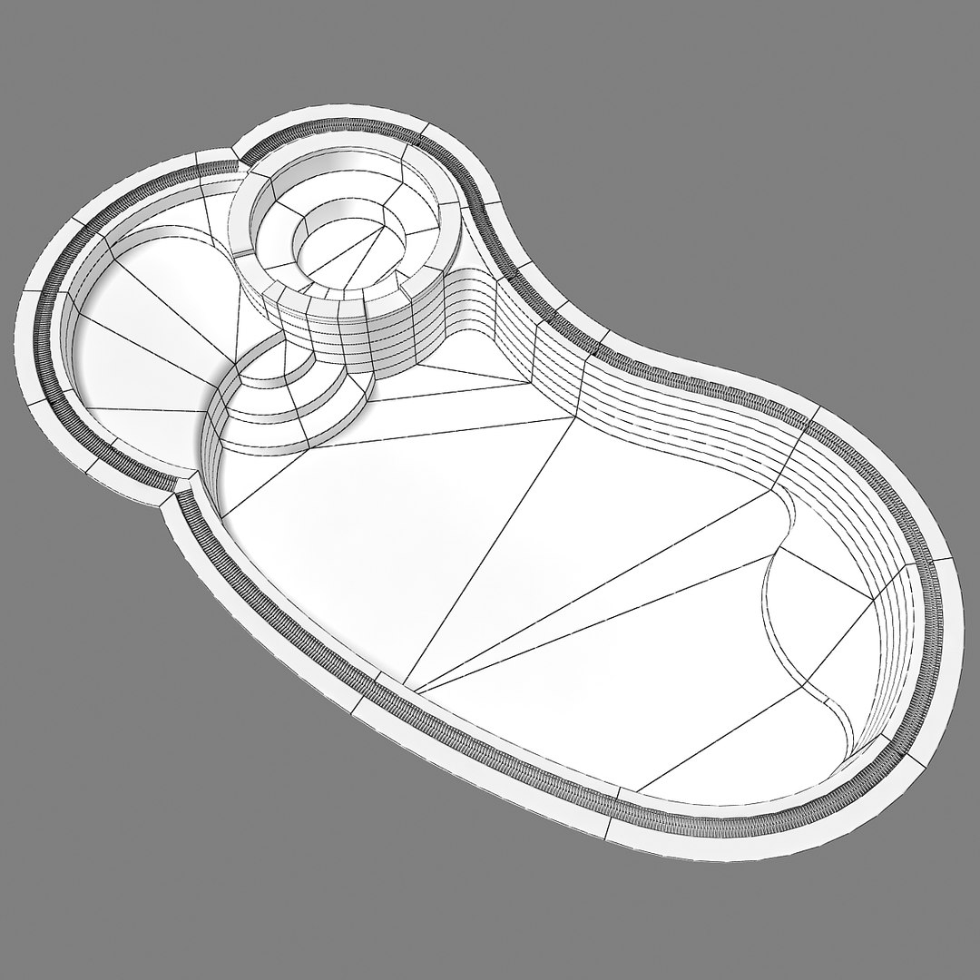 3D Swimming Pool Model - TurboSquid 1661934