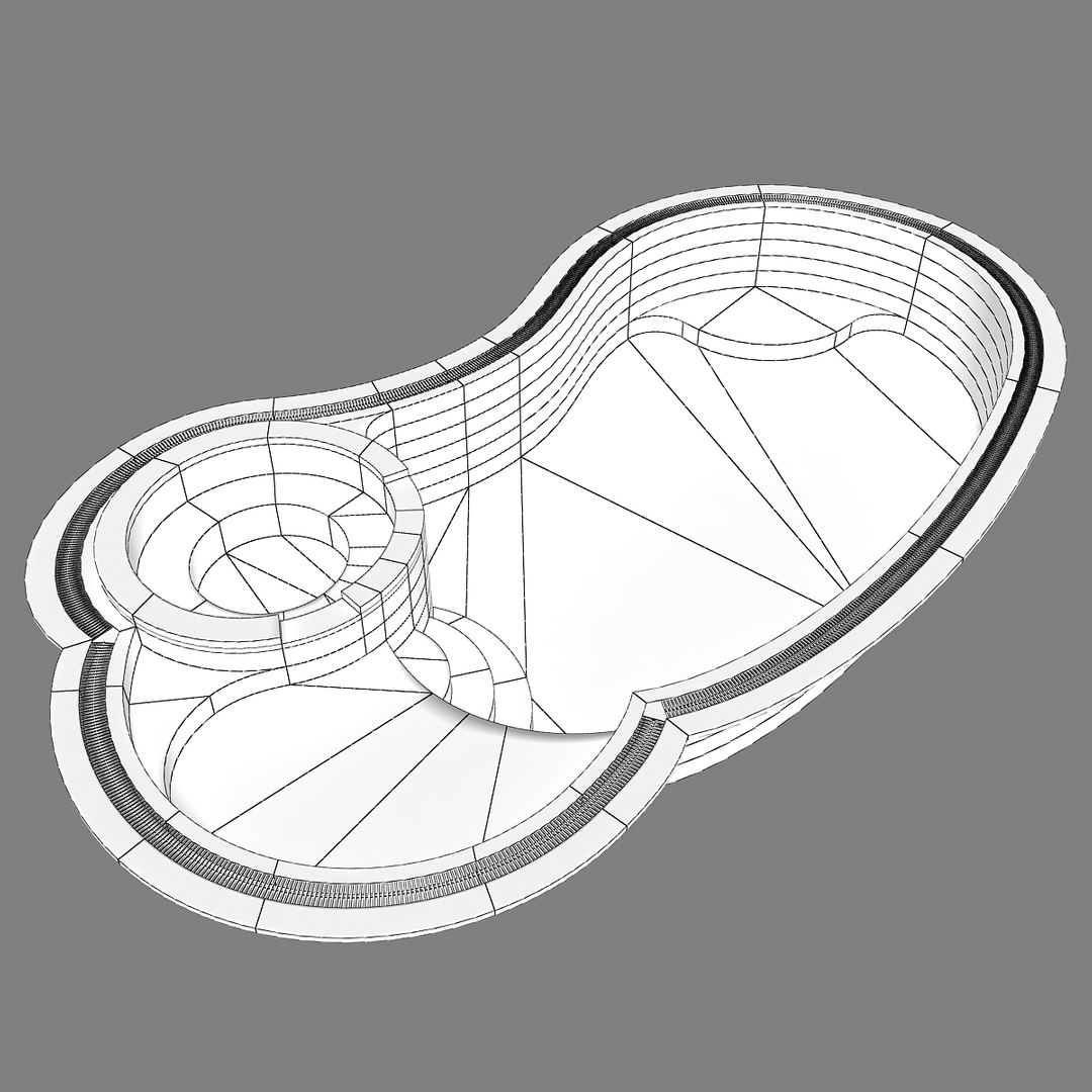 3D Swimming Pool Model - TurboSquid 1661934
