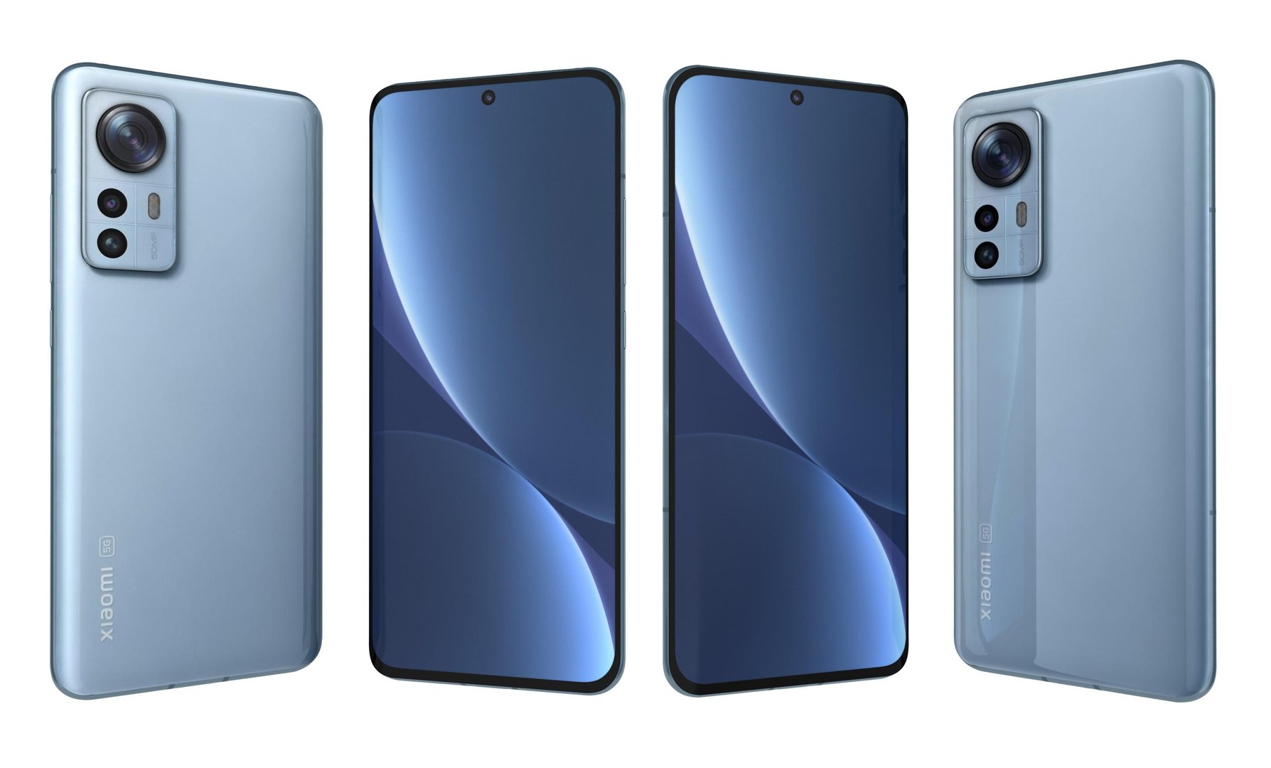 3D Xiaomi 12 Pro Blue - TurboSquid 1887681