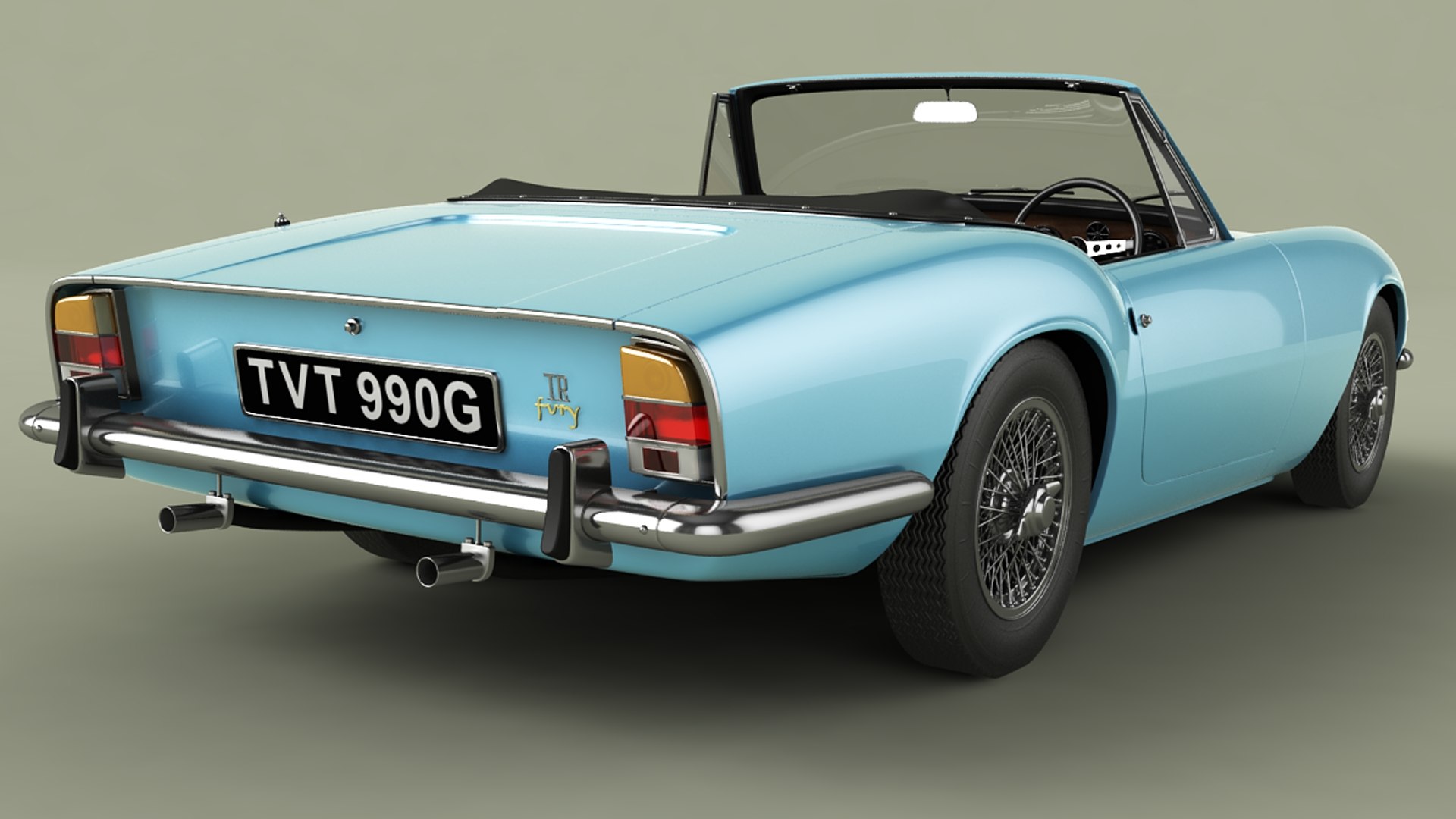 Triumph Fury 3D - TurboSquid 2275877