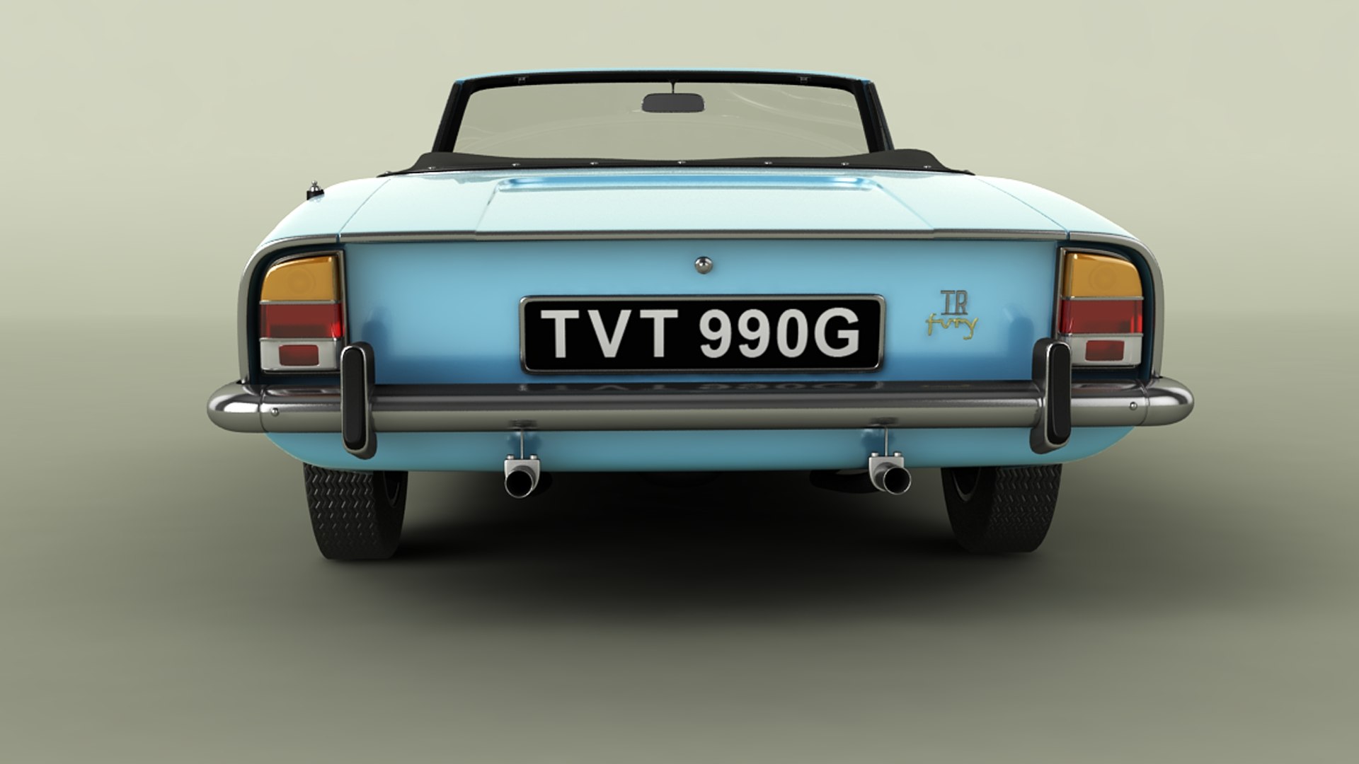 Triumph Fury 3D - TurboSquid 2275877
