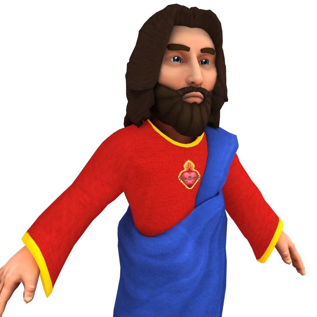 3D Cartoon Jesus Christ - TurboSquid 1274370