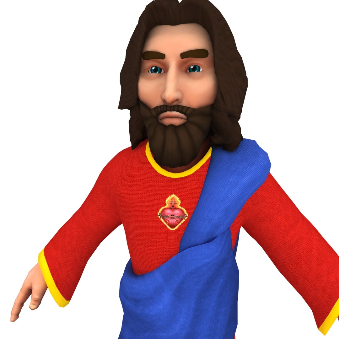 3D Cartoon Jesus Christ - TurboSquid 1274370