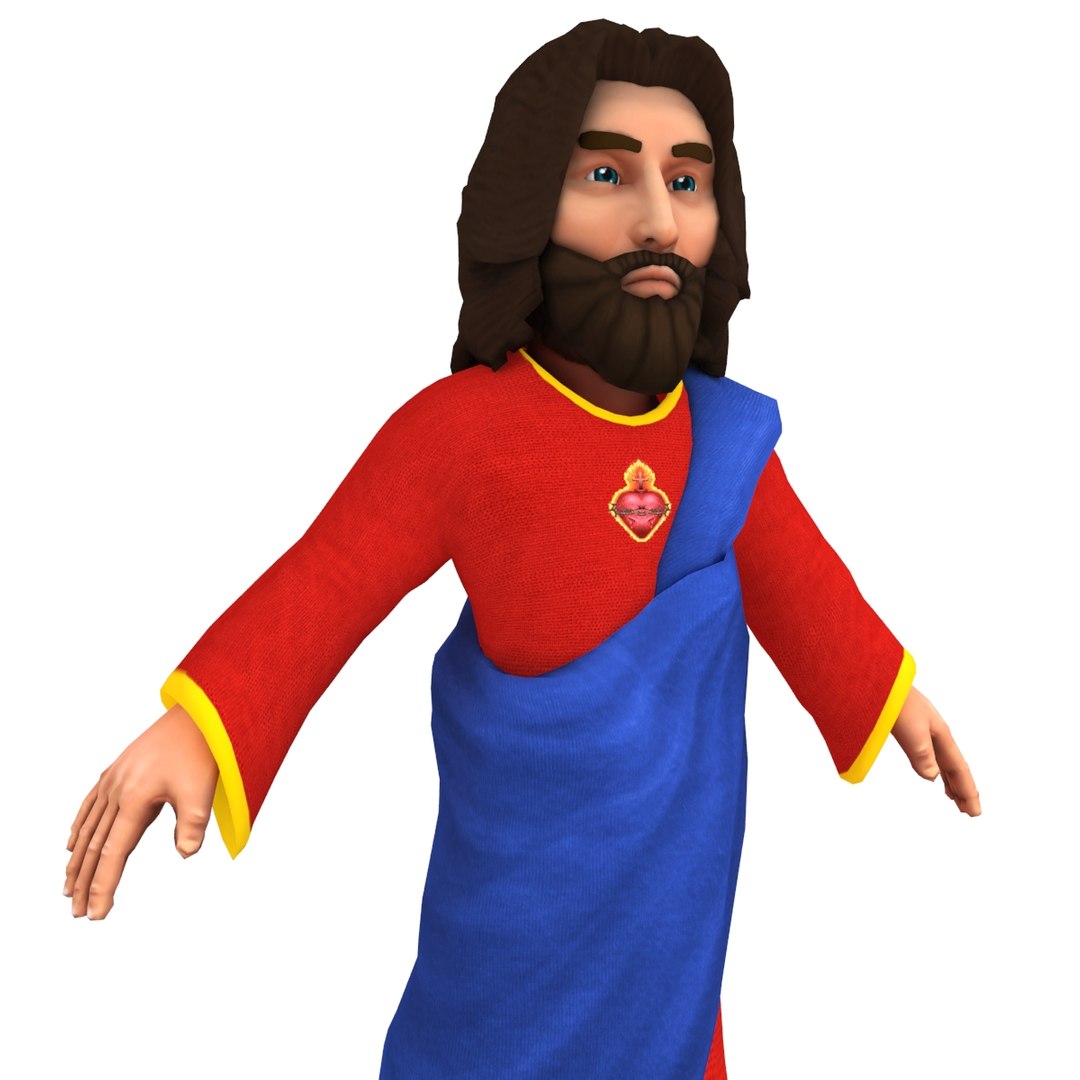 3D Cartoon Jesus Christ - TurboSquid 1274370