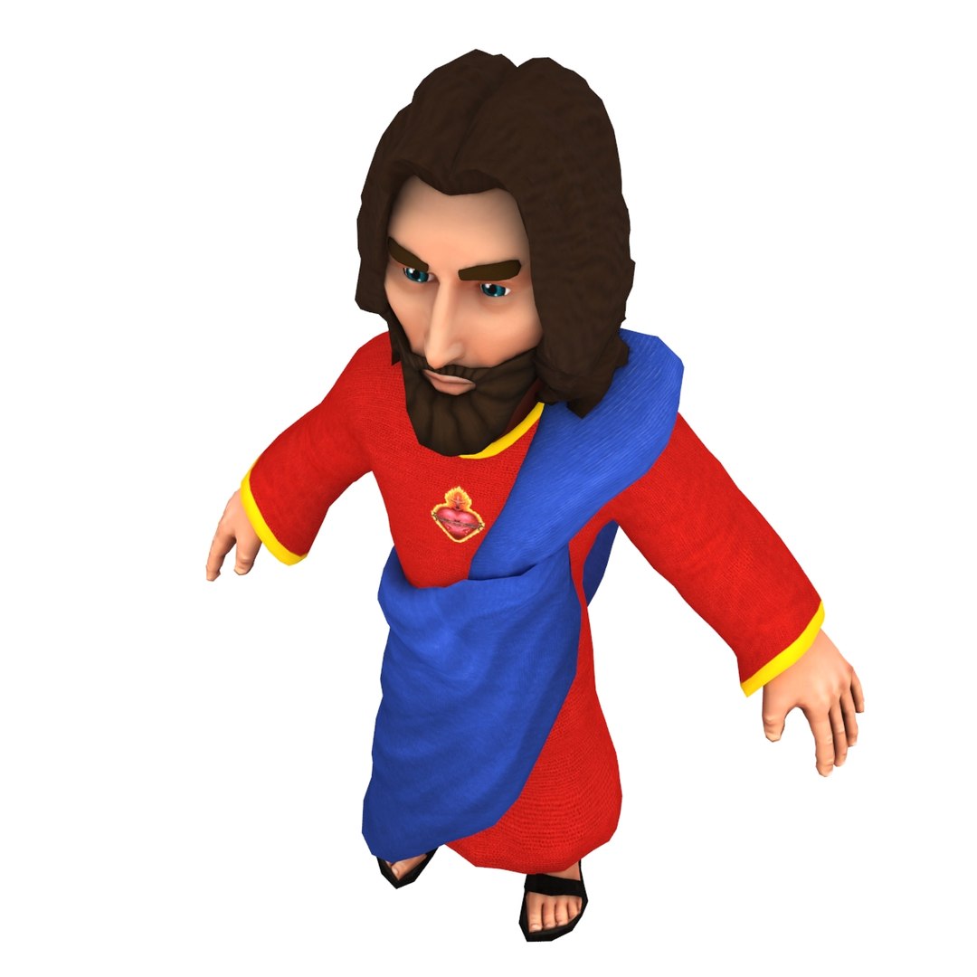 3D Cartoon Jesus Christ - TurboSquid 1274370
