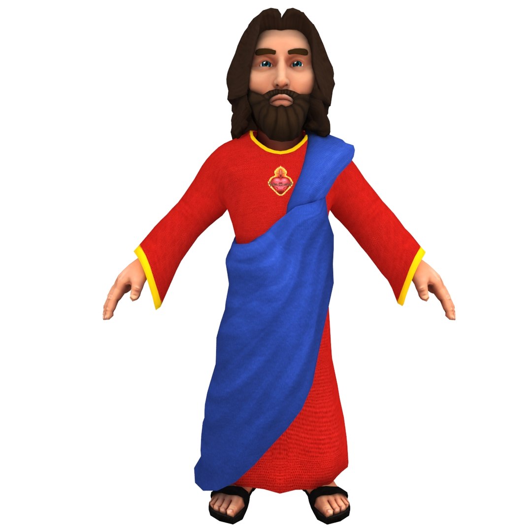 3D Cartoon Jesus Christ - TurboSquid 1274370