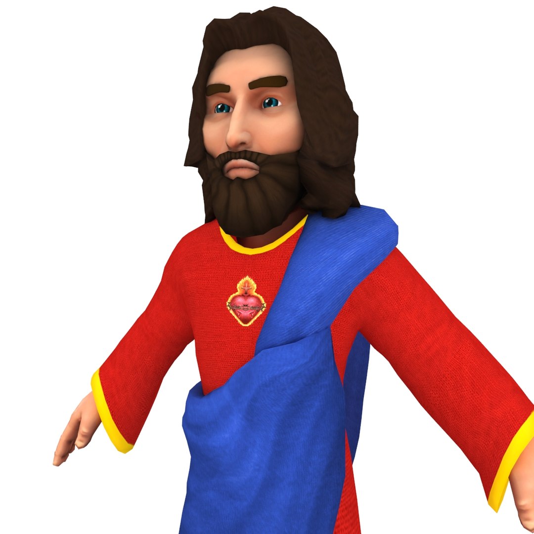 3D Cartoon Jesus Christ - TurboSquid 1274370