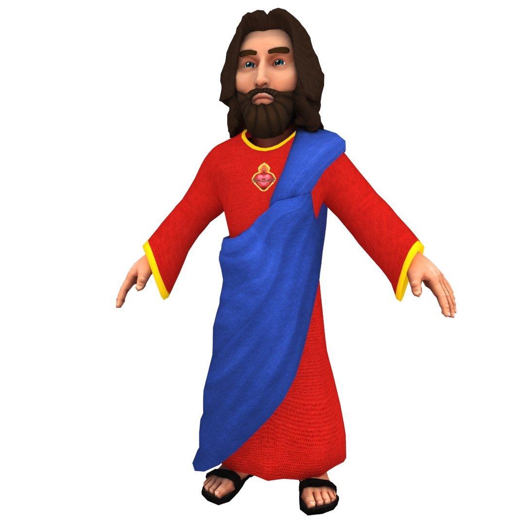 3D Cartoon Jesus Christ - TurboSquid 1274370