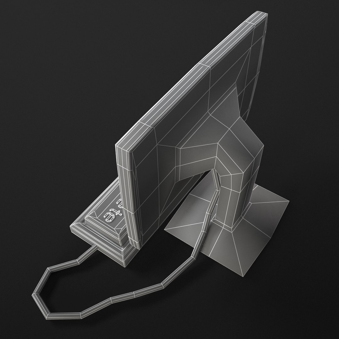 Pc Monitor 3d Model