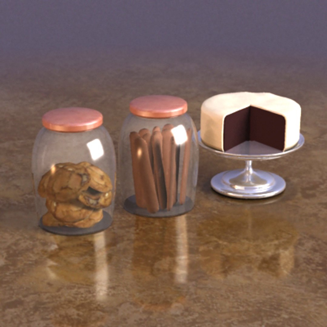 Coffee Shop Clutter 3d Model
