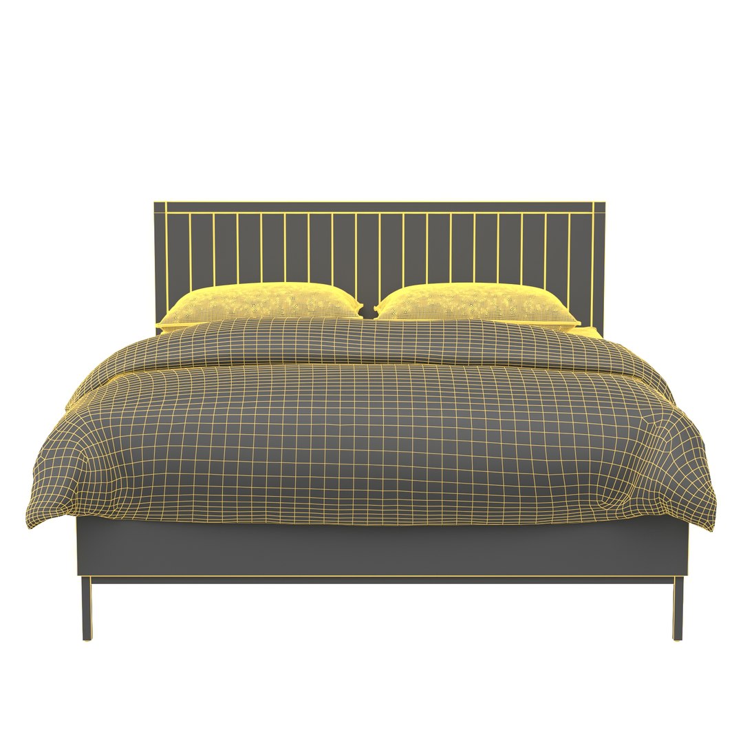 3D Model Montego Queen Bed YC-1011-24 - TurboSquid 2063063