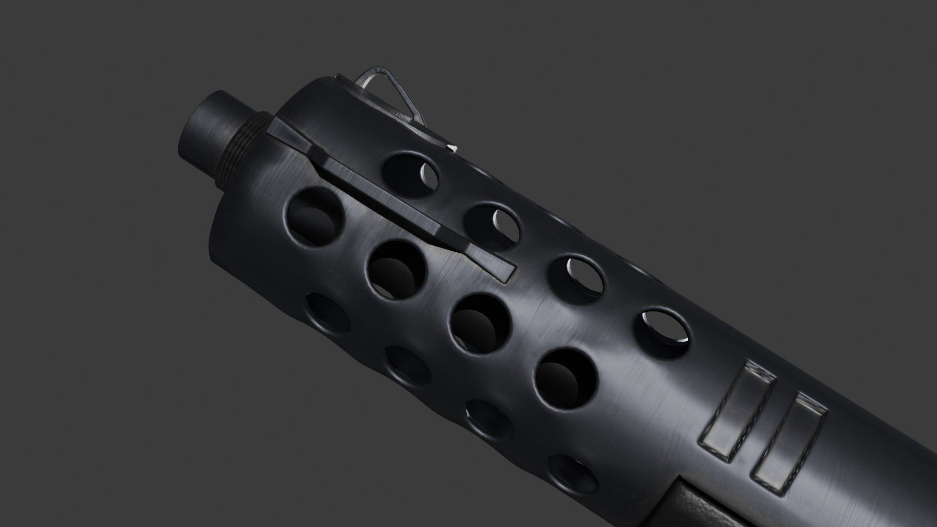 Game Ready Weapon Pack Colt M1911A1 TEC-9 Low-poly 3D Model 3D Model ...