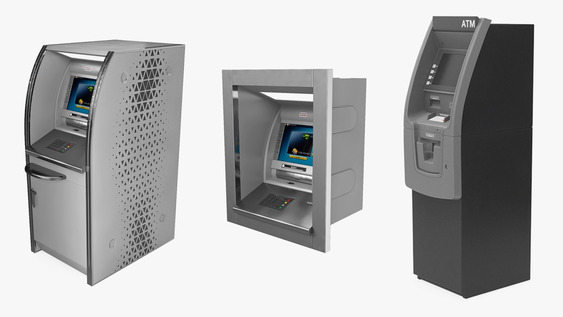 3D ATM Machines Collection 2 Model - TurboSquid 2205691