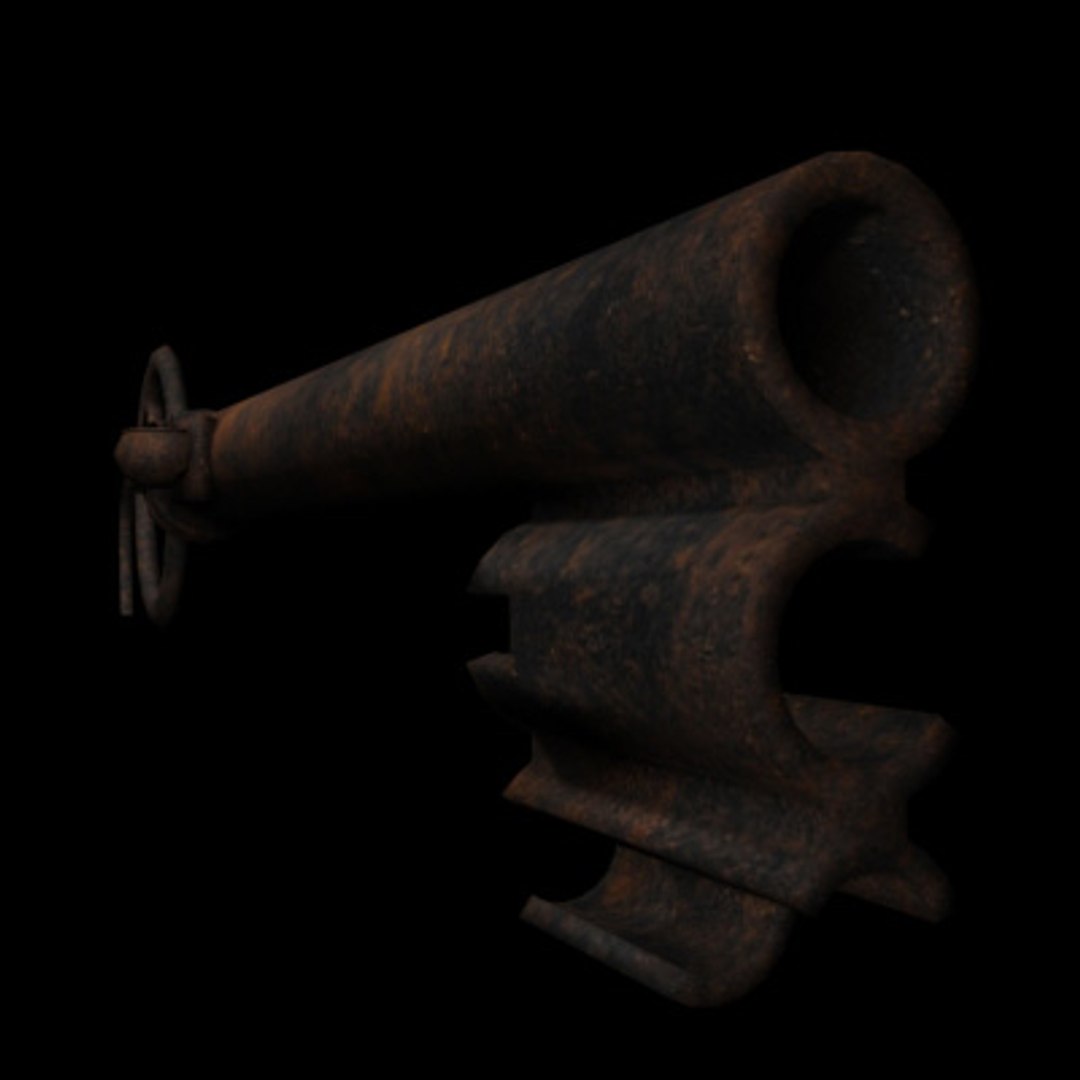 Rusted Keygun Key Gun 3d 3ds