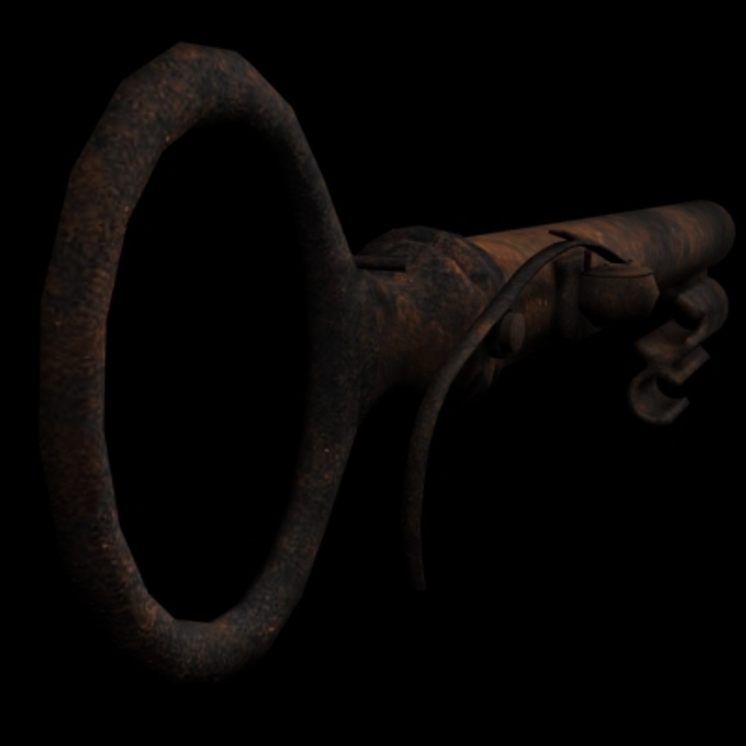 Rusted Keygun Key Gun 3d 3ds