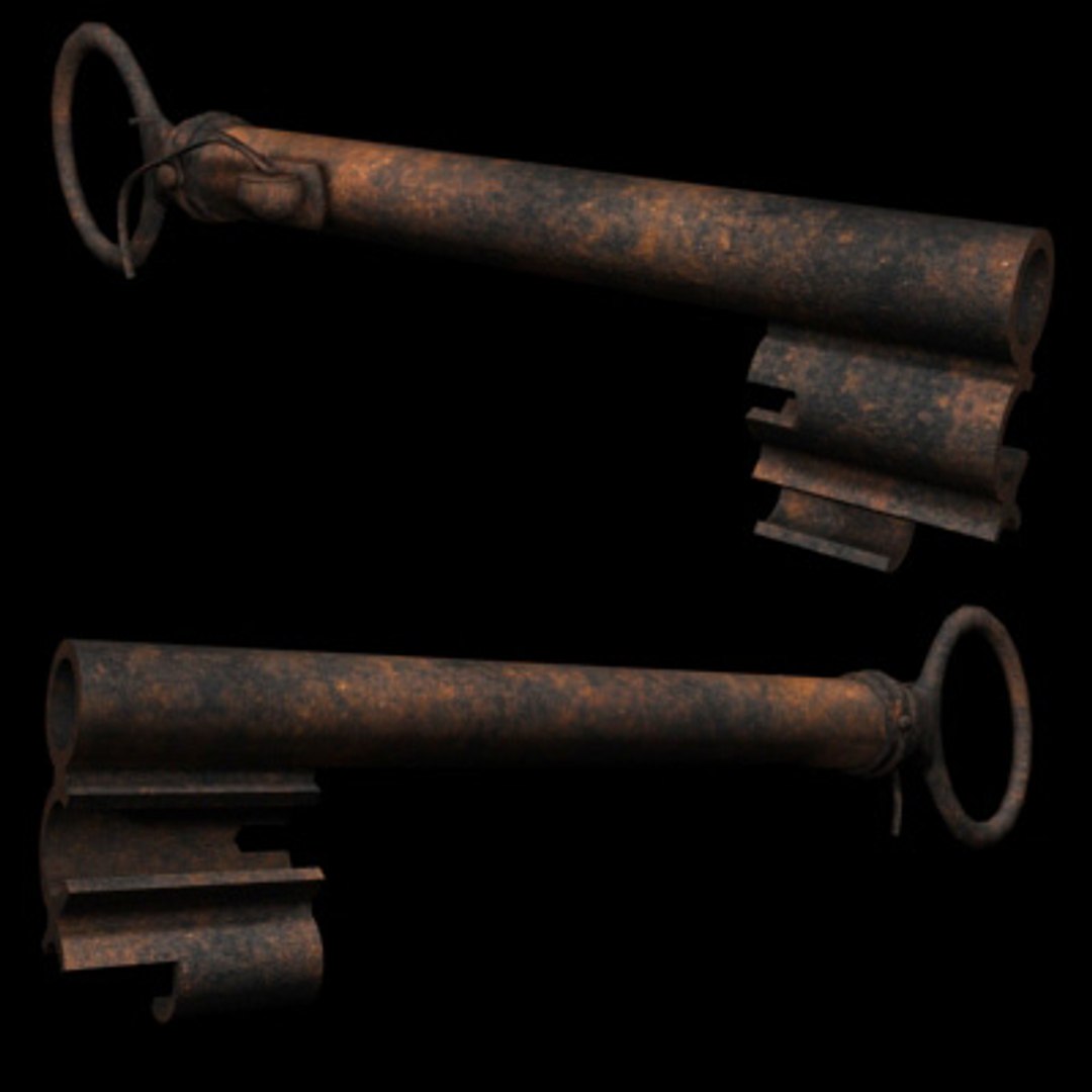 Rusted Keygun Key Gun 3d 3ds