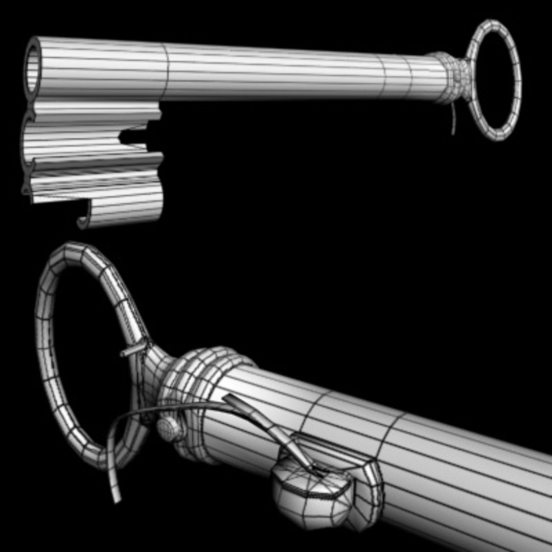 Rusted Keygun Key Gun 3d 3ds