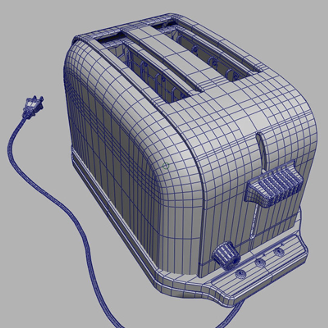 Toaster Toast 3d Model