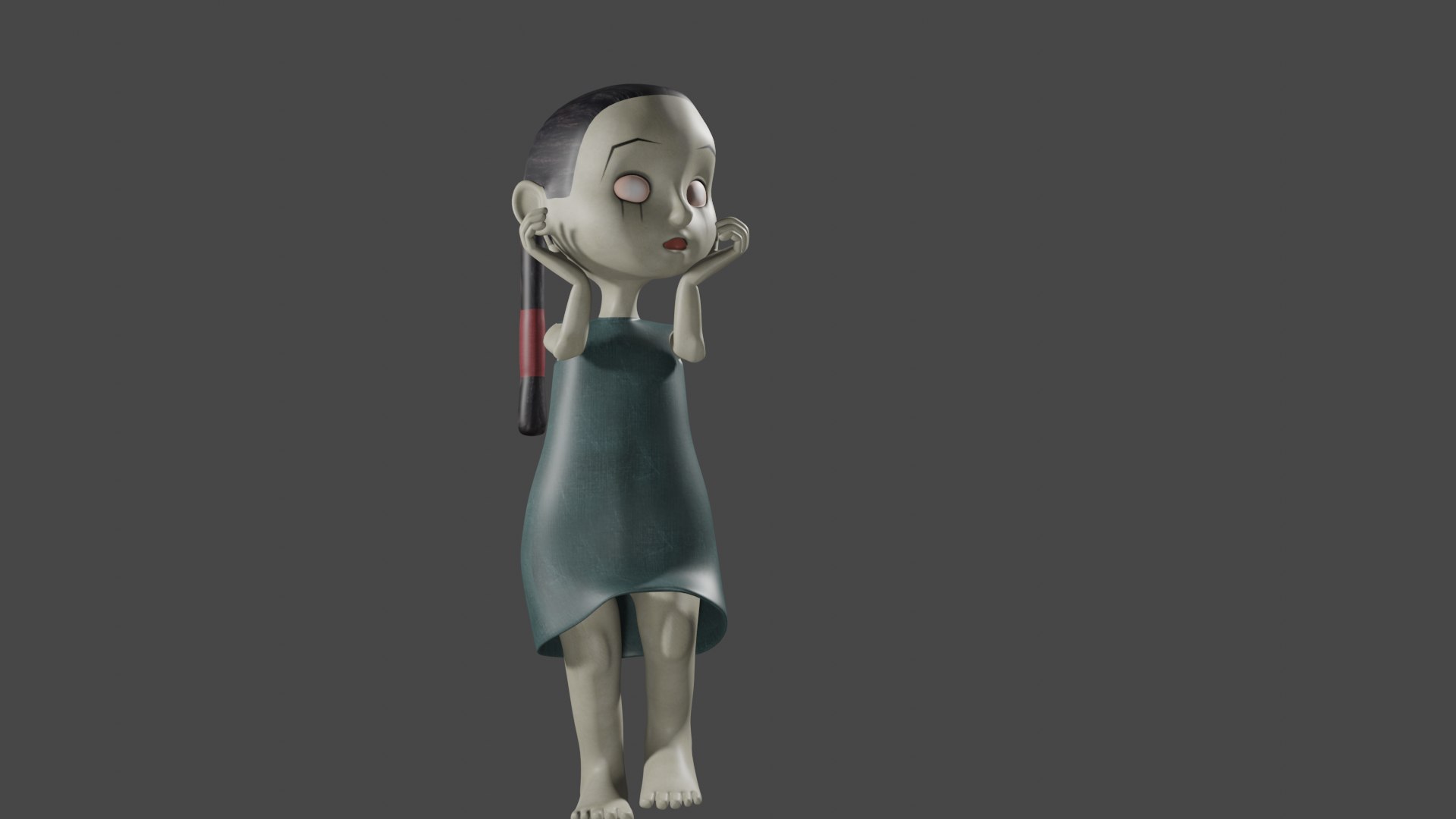 Goth Girl 3D model - TurboSquid 2163001