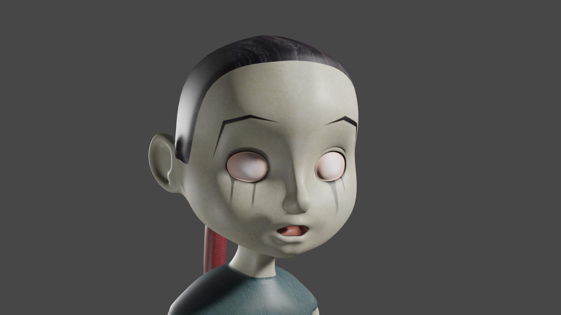 Goth Girl 3D Model - TurboSquid 2163001