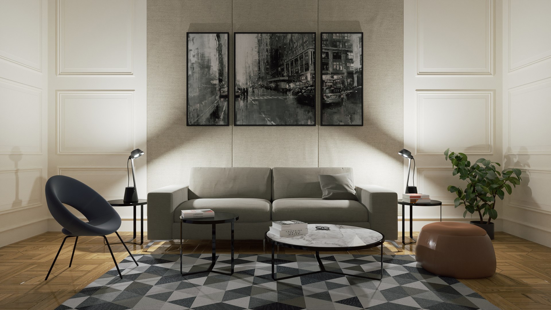 3D Render Scene Living Room - TurboSquid 1532223