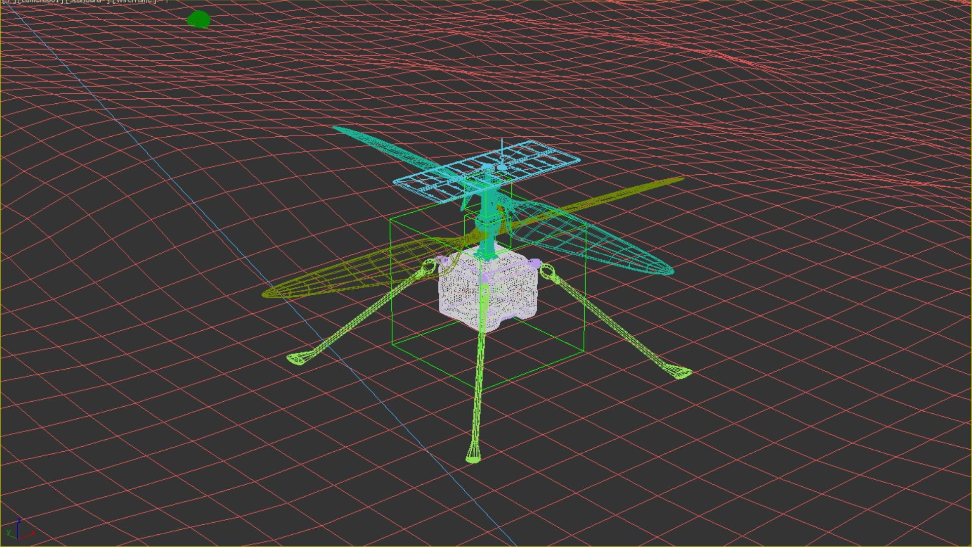 Mars Helicopter Ingenuity Model Unity Hdrp Model - TurboSquid 2209945