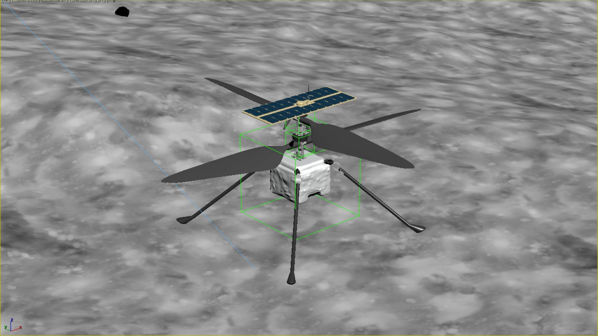 Mars Helicopter Ingenuity Model Unity Hdrp Model - TurboSquid 2209945