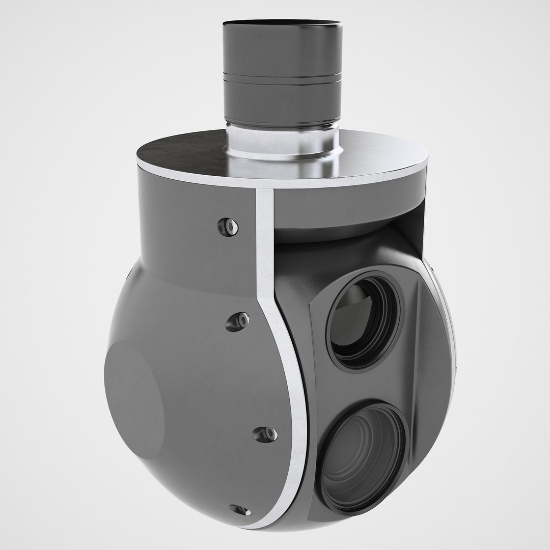 UAV Dual Sensor Object Tracking Camera 02 3D Model - TurboSquid 2327048