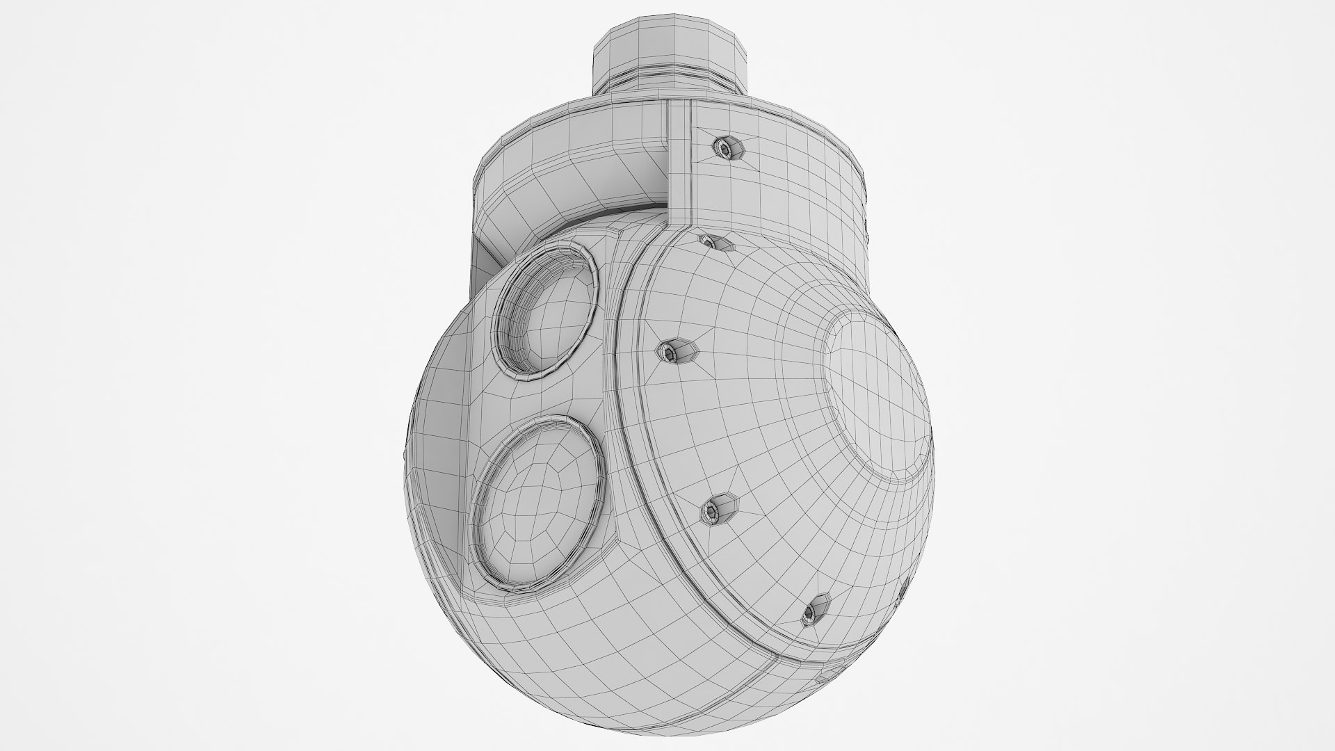 UAV Dual Sensor Object Tracking Camera 02 3D Model - TurboSquid 2327048