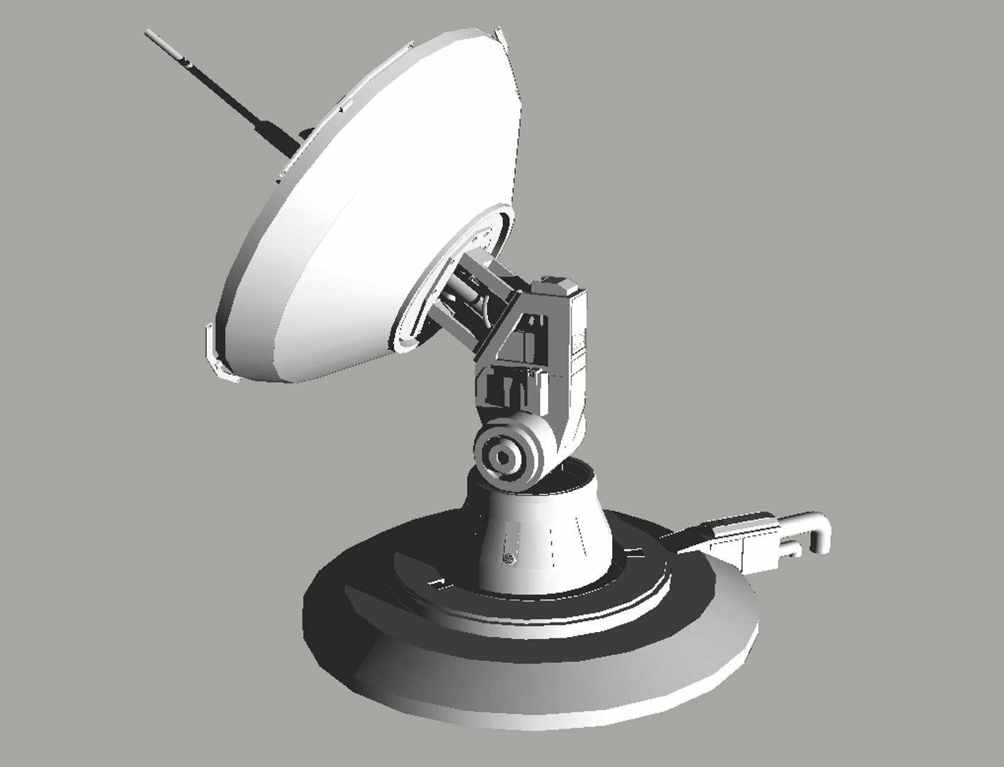 3D Model Sci-fi Parabolic Antenna Level - TurboSquid 1304268