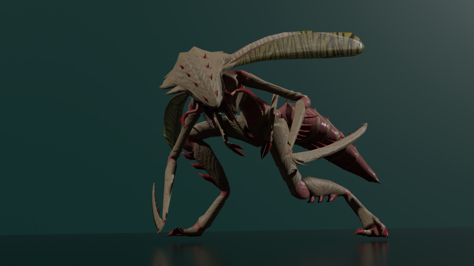 Bug Monster 3D Model - TurboSquid 2241327