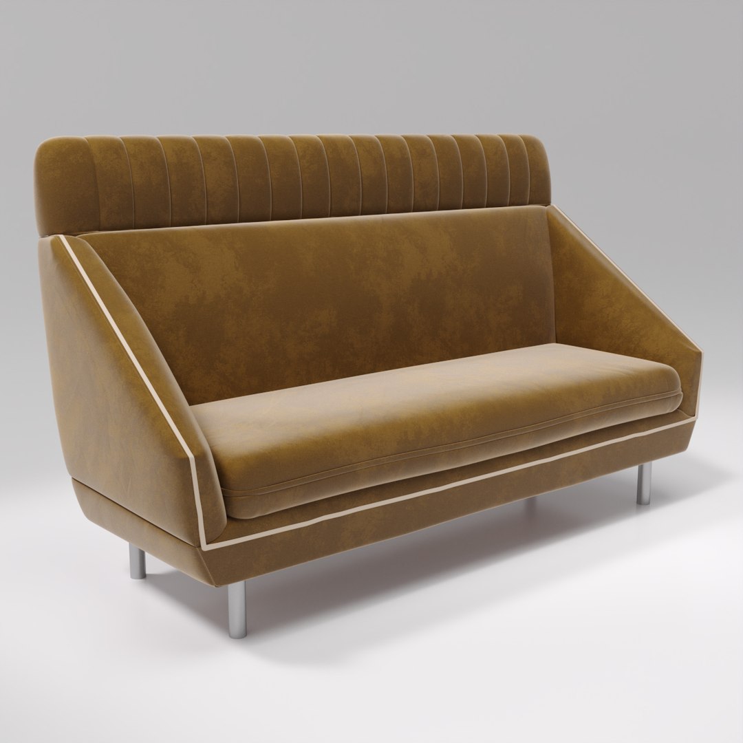 AGNES L Couch SOFA Model - TurboSquid 2011768