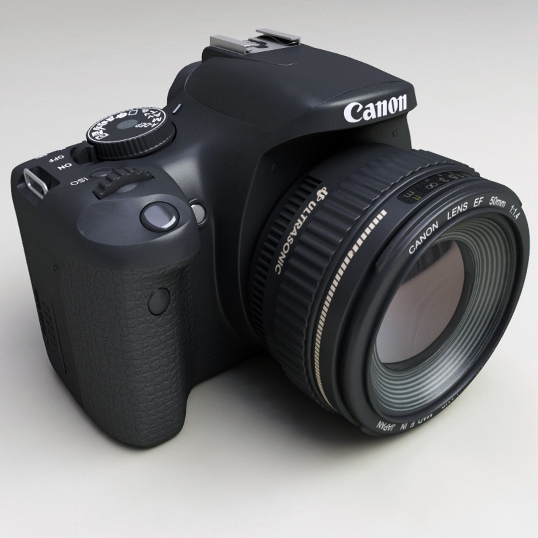 3ds Max Canon Eos450d Modelled